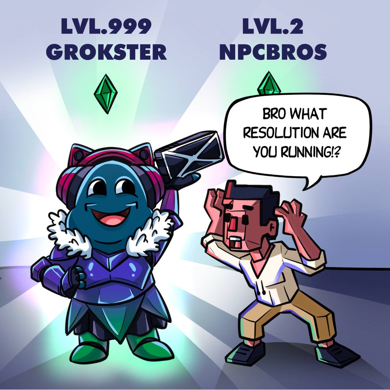 Grokster ($GRK) - Official Grok AI Mascot Token